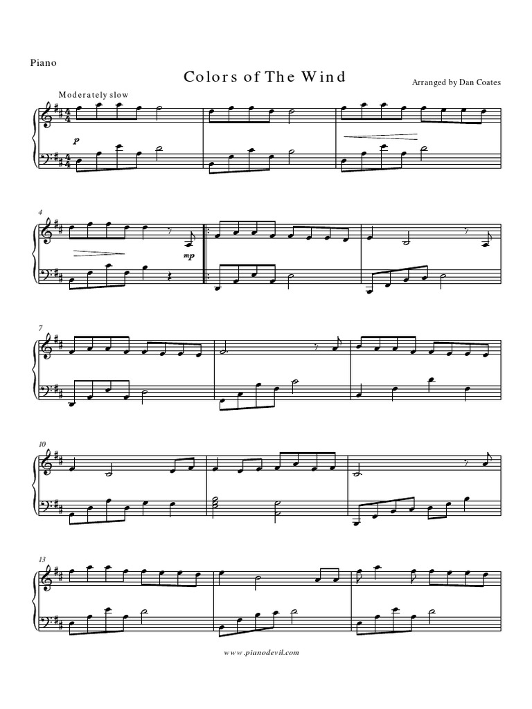 Colors of The Wind | PDF