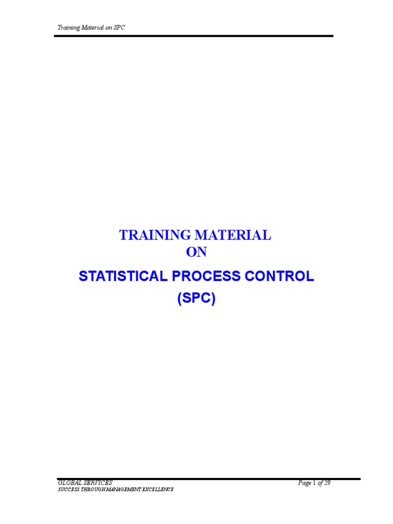 SPC Material | PDF | Causality | Median
