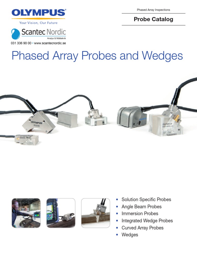 Phased Array Probes and Wedges | PDF | Pipe (Fluid Conveyance ...
