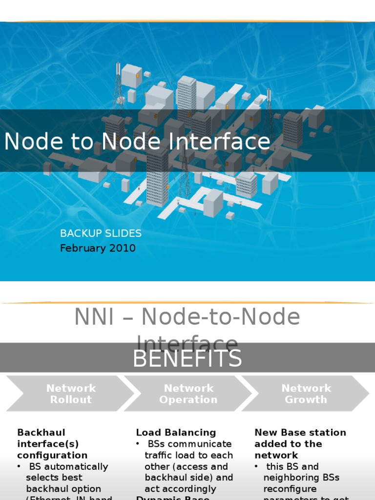 Node To Node Interface: Backup Slides | PDF | Routing | Quality Of Service