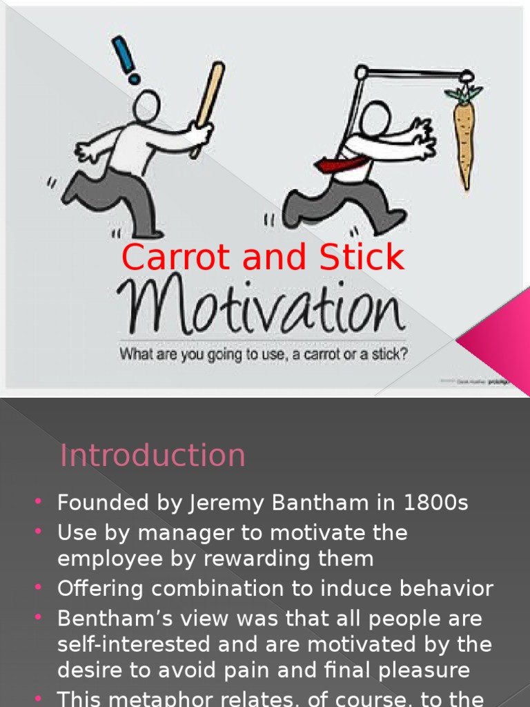 Carrot and Stick Motivation | PDF