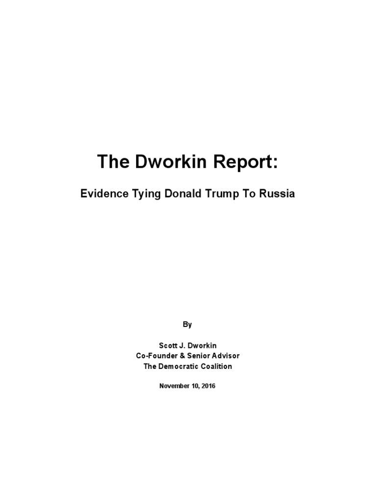 The Dworkin Report by The Democratic Coalition | PDF | Donald Trump ...