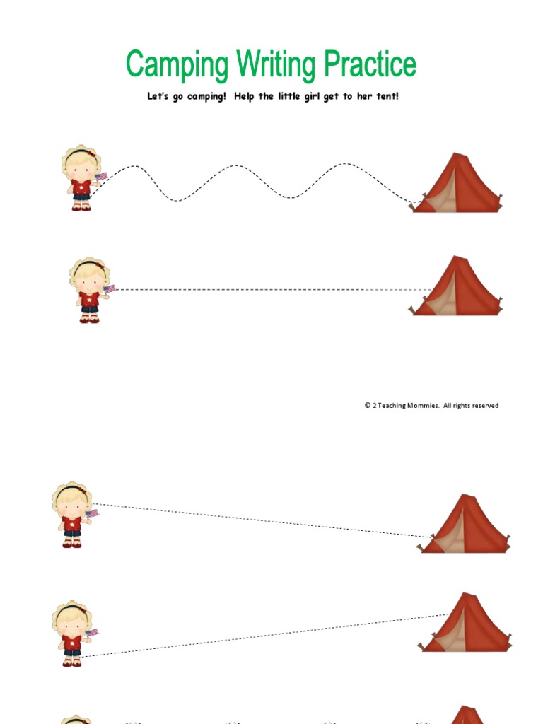 Preparing for a Night Under the Stars: A Story About a Girl Setting Up ...