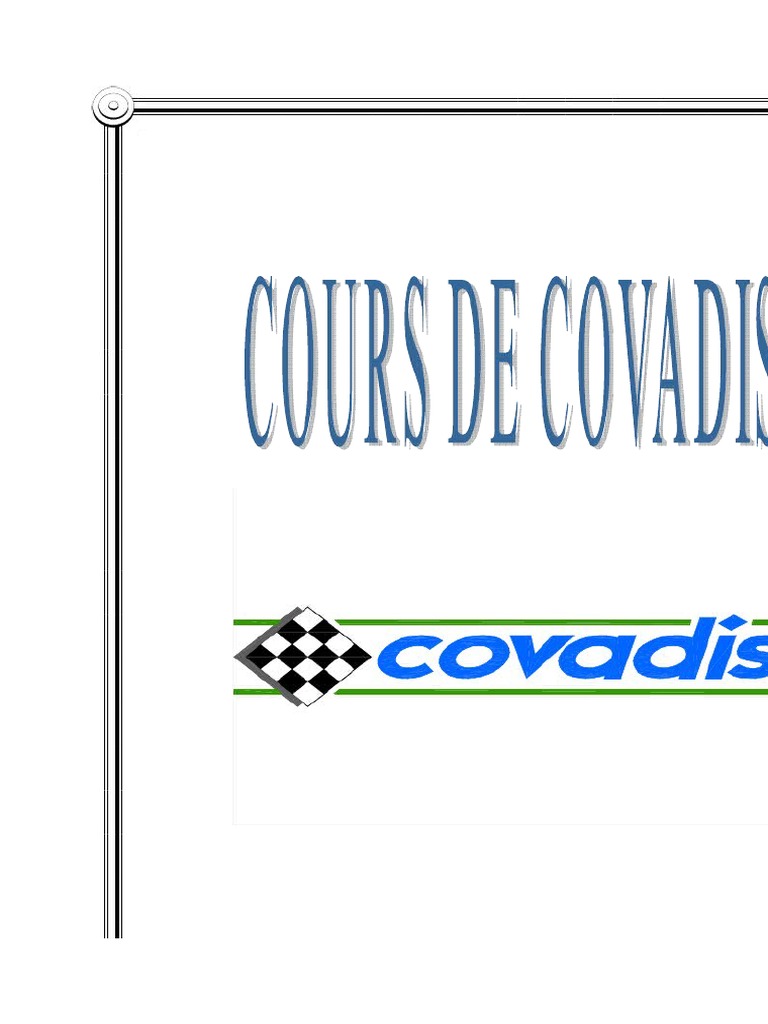 Cours Covadis