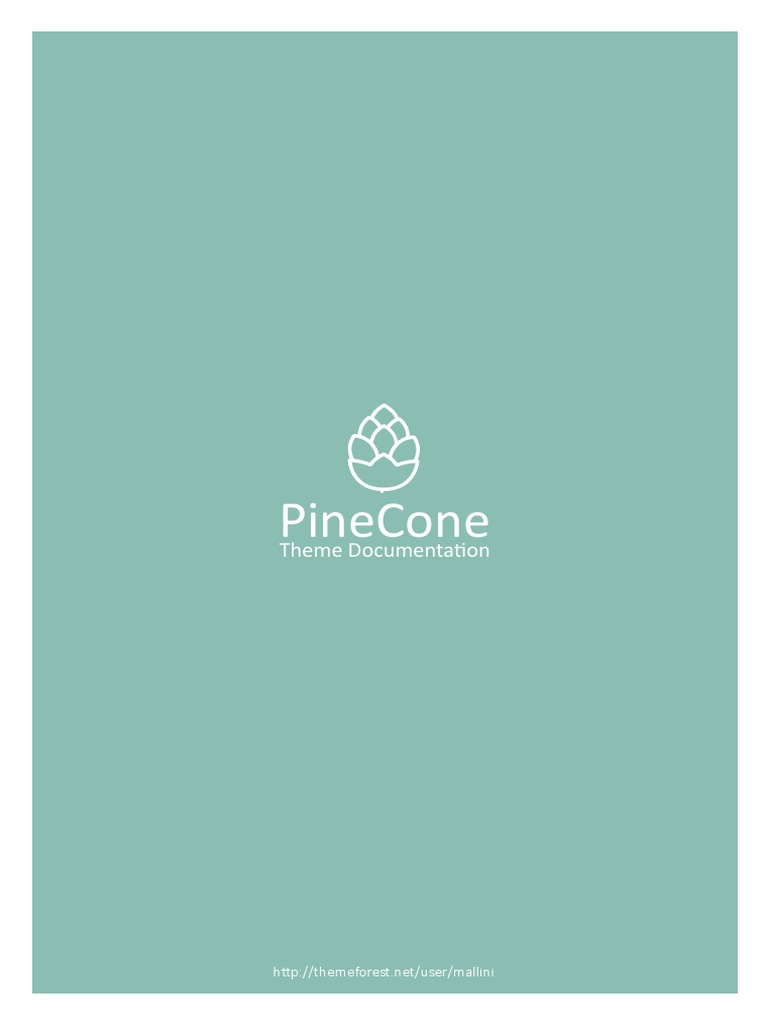 Pinecone Documentation | PDF | Word Press | Menu (Computing)