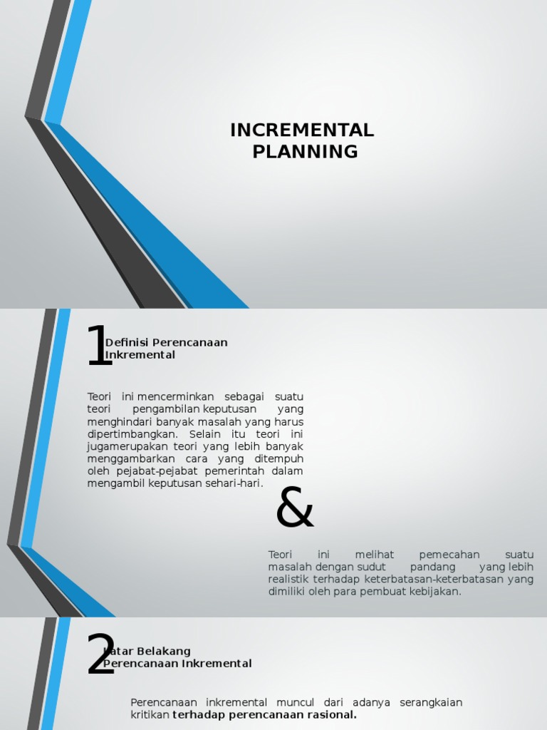 Incremental Planning | PDF