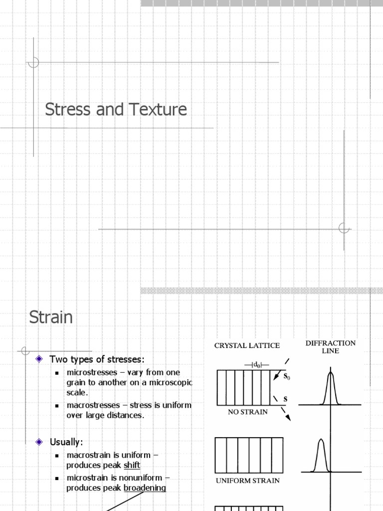 06 Stress&Texture | PDF | Crystallite | Stress (Mechanics)