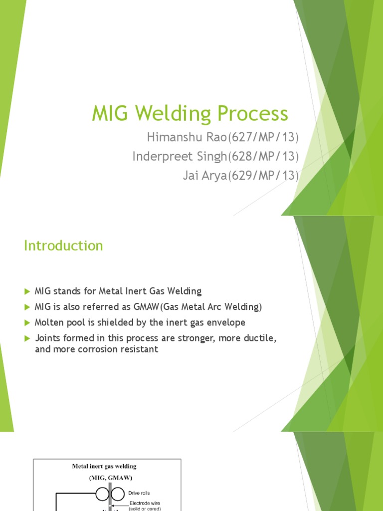 MIG Welding Process | PDF | Welding | Construction