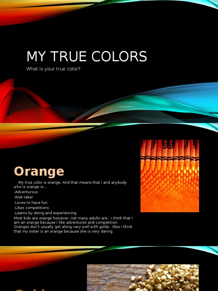 My True Colors | PDF