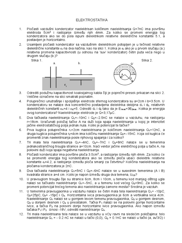 Elektrostatika | PDF