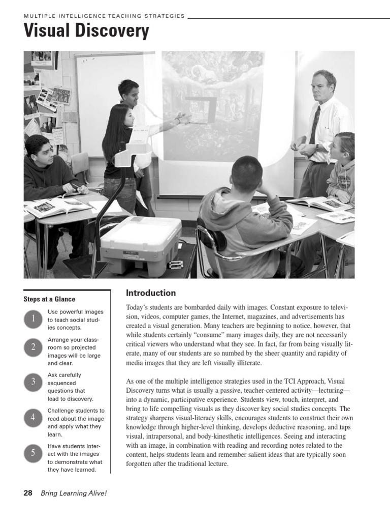 Visual Discovery | PDF | Affirmative Action | Classroom