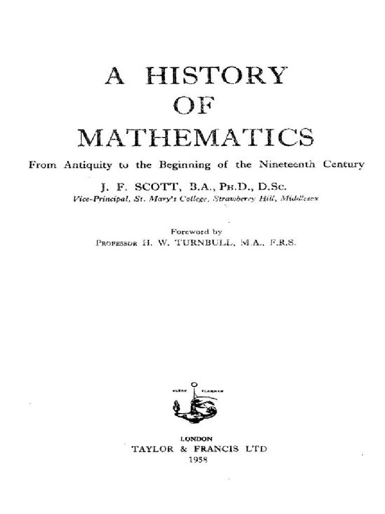 A History of Mathematics PDF | PDF
