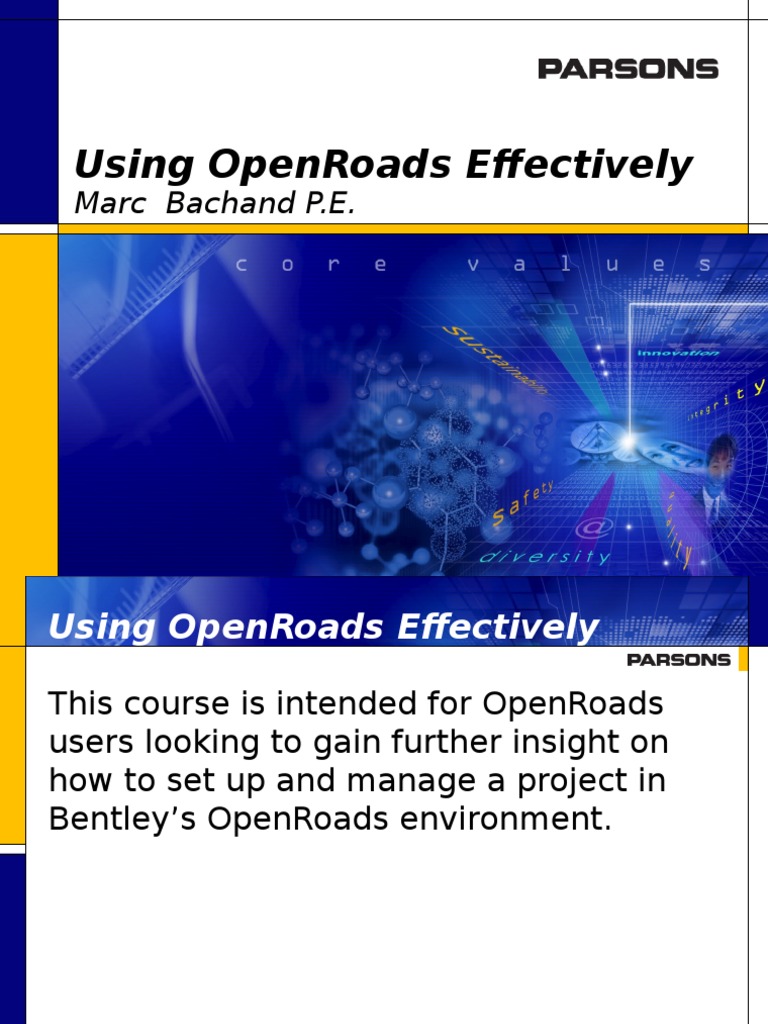 OpenRoads Project Management Guide | PDF | 3 D Modeling | Computer File