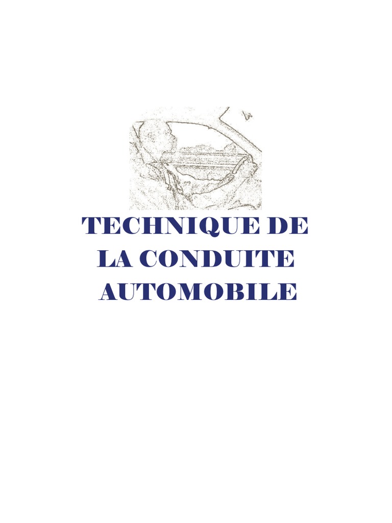 Techniques de Conduite Automobile PDF | PDF | Frein | Pneumatique ...