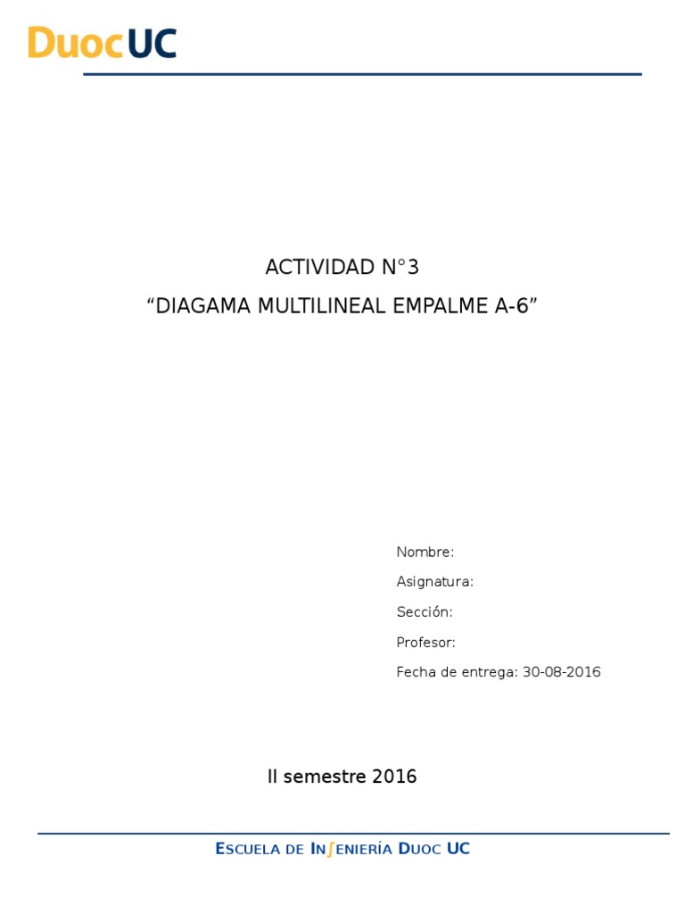 Portada Word DUOC UC | PDF