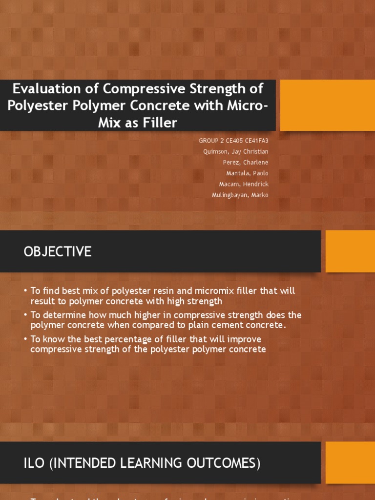 Polyester Polymer Concrete | Download Free PDF | Polyester | Concrete