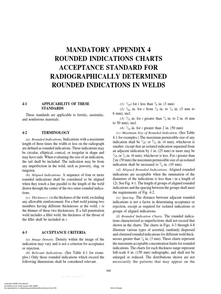 Rounded Indication Chart | PDF | Welding | Construction