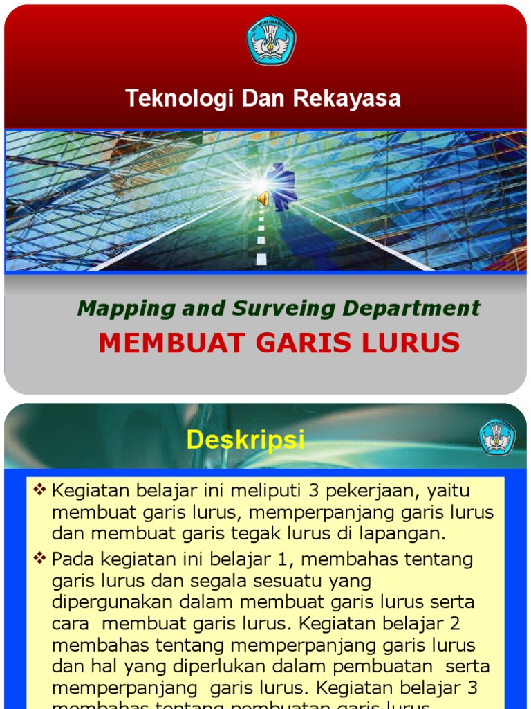 Cara Membuat Garis Lurus di Lapangan | PDF