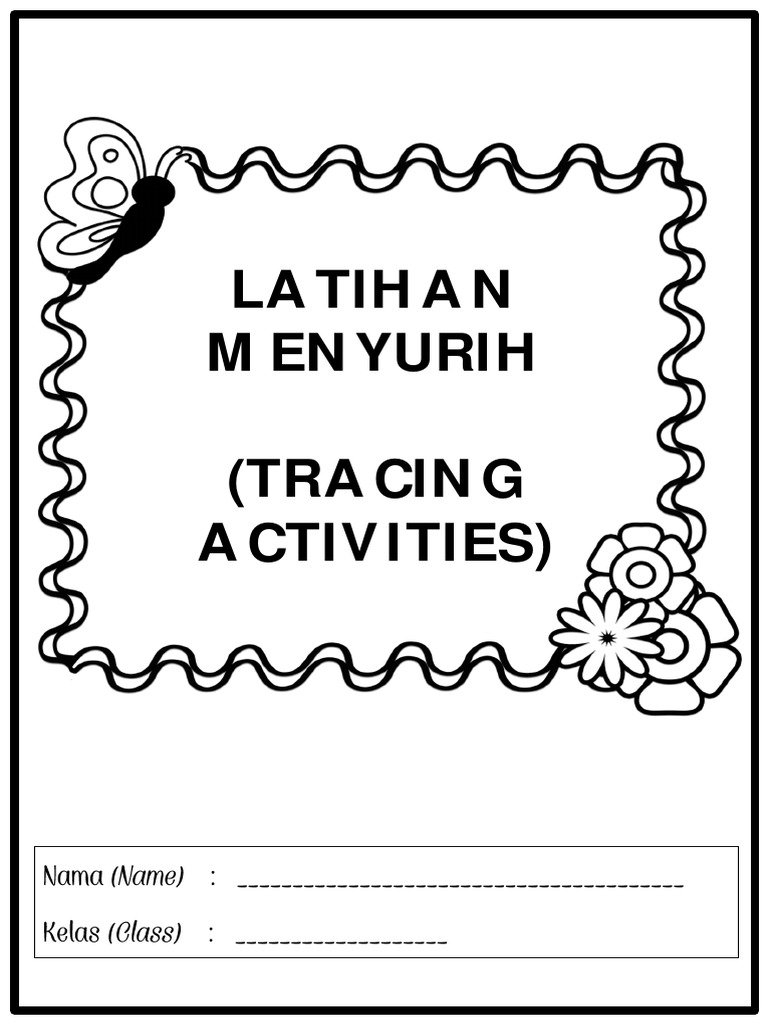 Latihan Menyurih - Tracing Activities | PDF