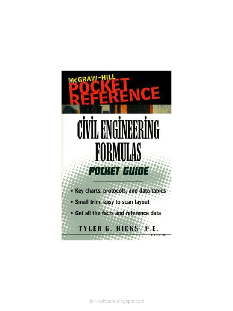 Civil Engineering Formulas | PDF