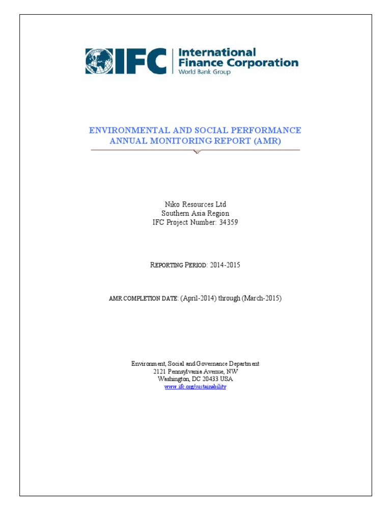 Sample AMR Report | PDF | Hazardous Waste | Occupational Safety And Health