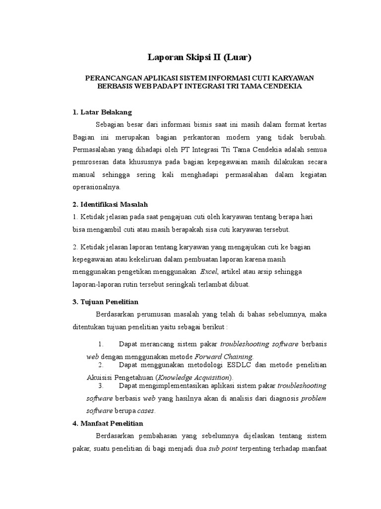 Review Skripsi | PDF