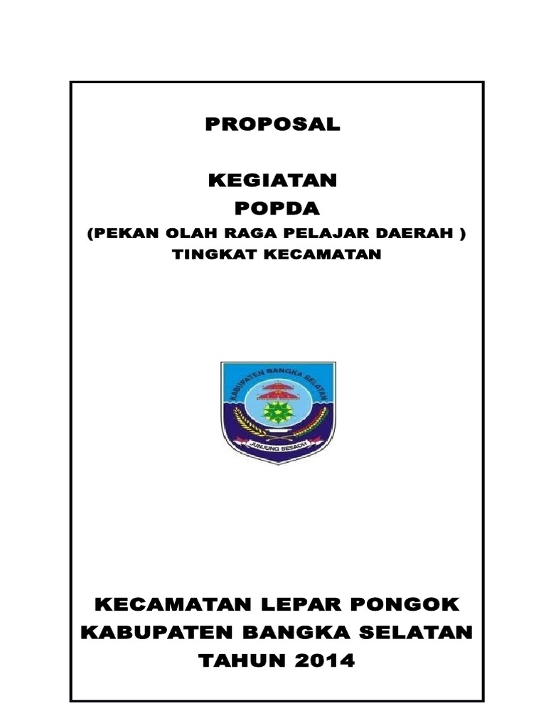 Proposal POPDA 2014 | PDF