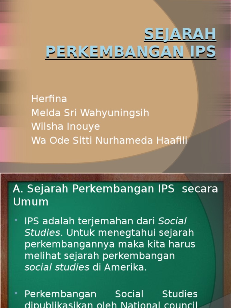 Sejarah Perkembangan IPS | PDF | Sejarah