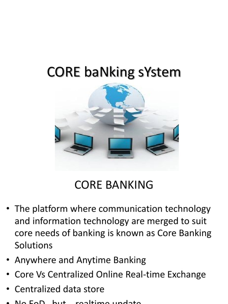 Core Banking | PDF | Finance & Money Management