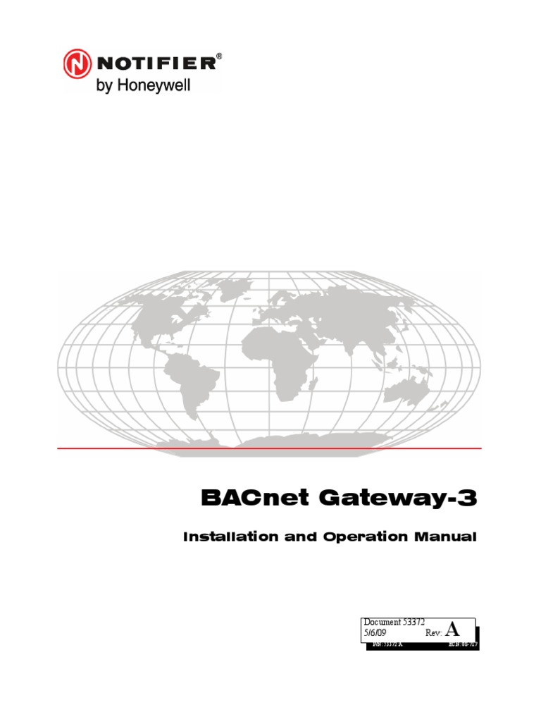 Bacnet Gateway Notifier Honeywell PDF | PDF
