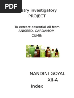 Essential Oil Extraction Project | PDF | Essential Oil