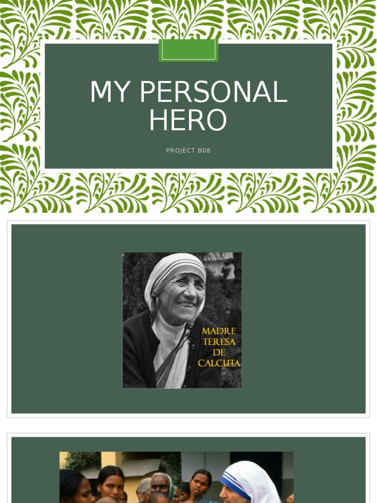 My Personal Hero | PDF