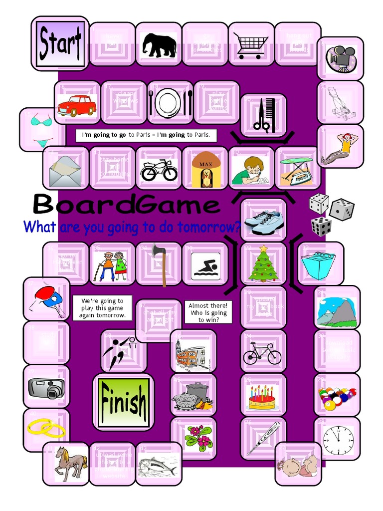 Tomorrow's Fun Activities Game | PDF