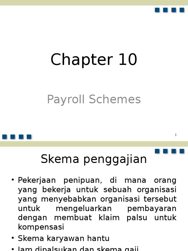 Payroll Schemes 10 | PDF