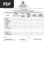 Form - School Watching Checklist | PDF