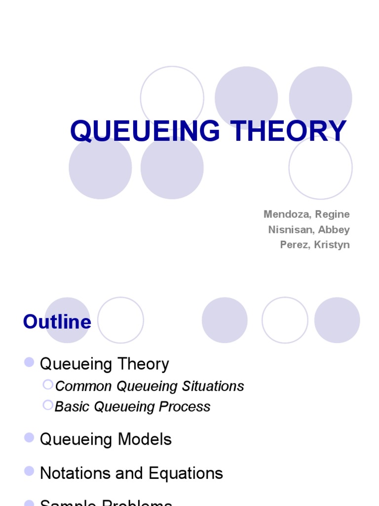 Queuing Theory Edited | PDF | Applied Mathematics | Computing