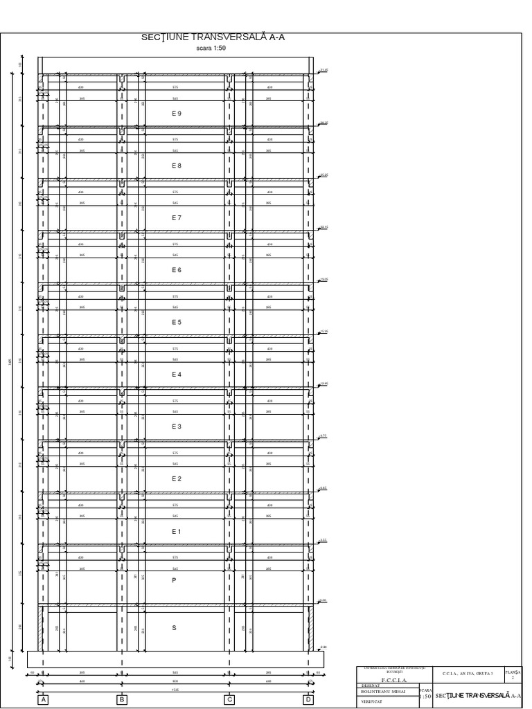 Sect Transv A-A A1 | PDF | Technology & Engineering