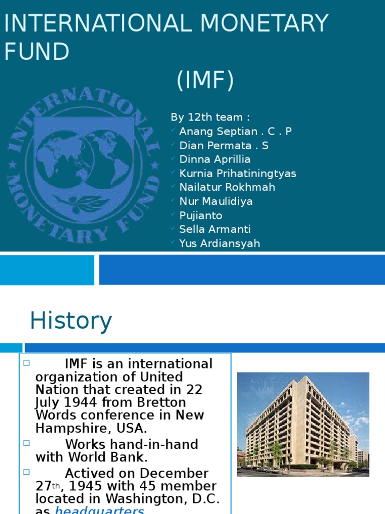 Overview of the International Monetary Fund | PDF
