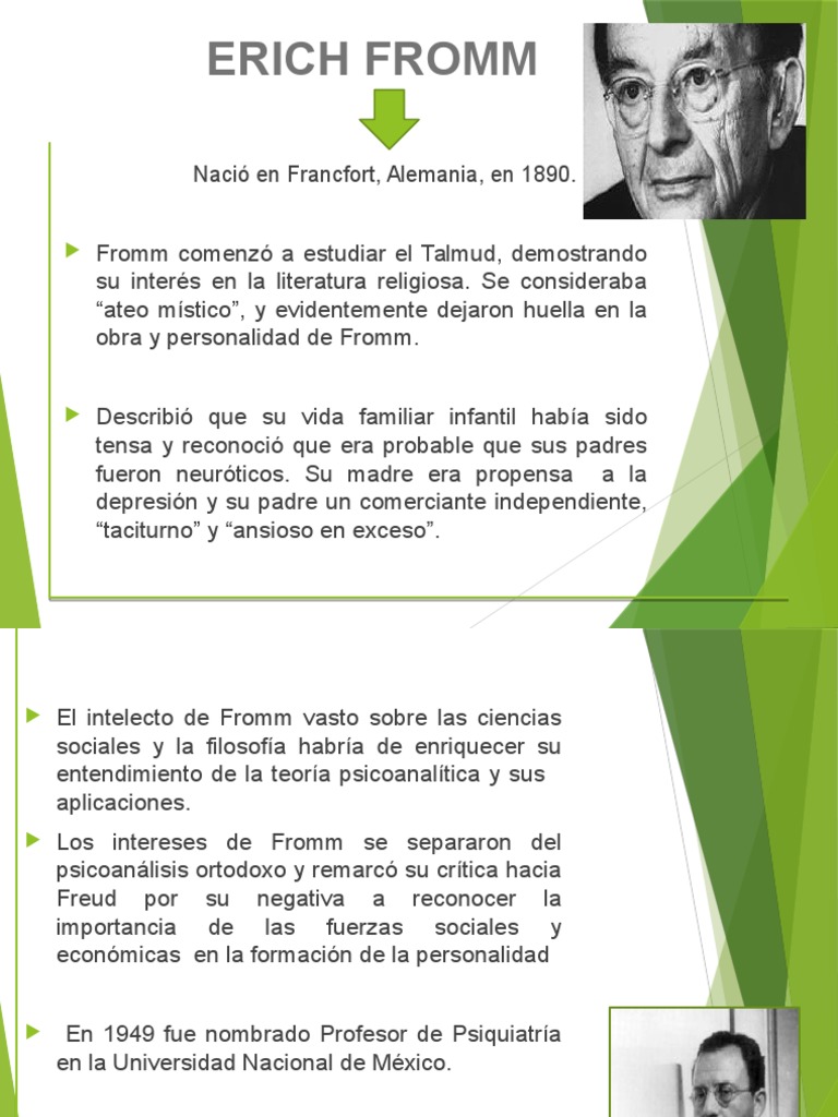 Erichh Fromm | PDF | Erich Fromm | Psicoanálisis