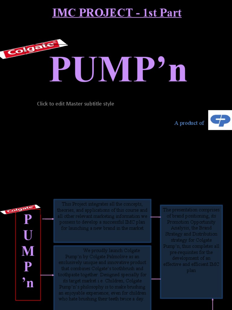 PUMP'n: Imc Project - 1St Part | PDF | Mouth | Oral Hygiene