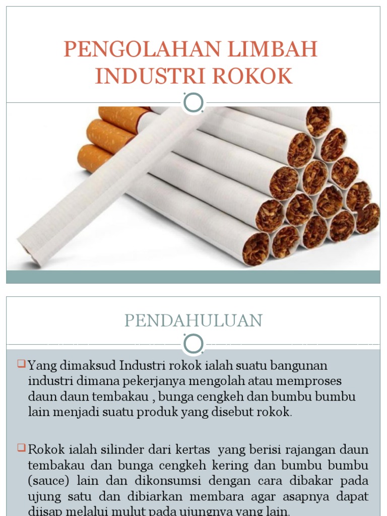 Pengolahan Limbah Industri Rokok (Edited) 1 | PDF