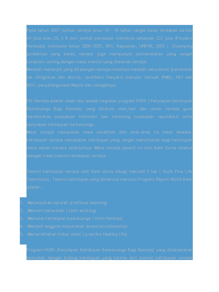 MENGHADAPI MASA TRANSISI REMAJA DI INDONESIA | PDF