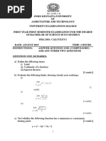 Mathematics I - Calculus (MTH 112) | PDF | Integral | Vector Space