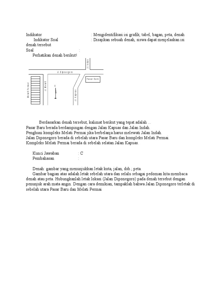 Soal-Soal Denah | PDF