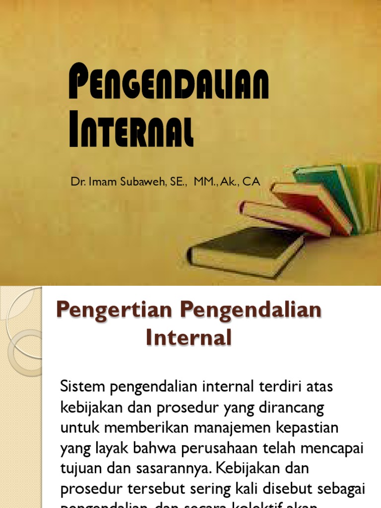 Pengendalian Internal PDF | PDF