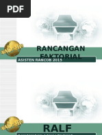 RAK dan RAL Faktorial 2 Faktor | PDF