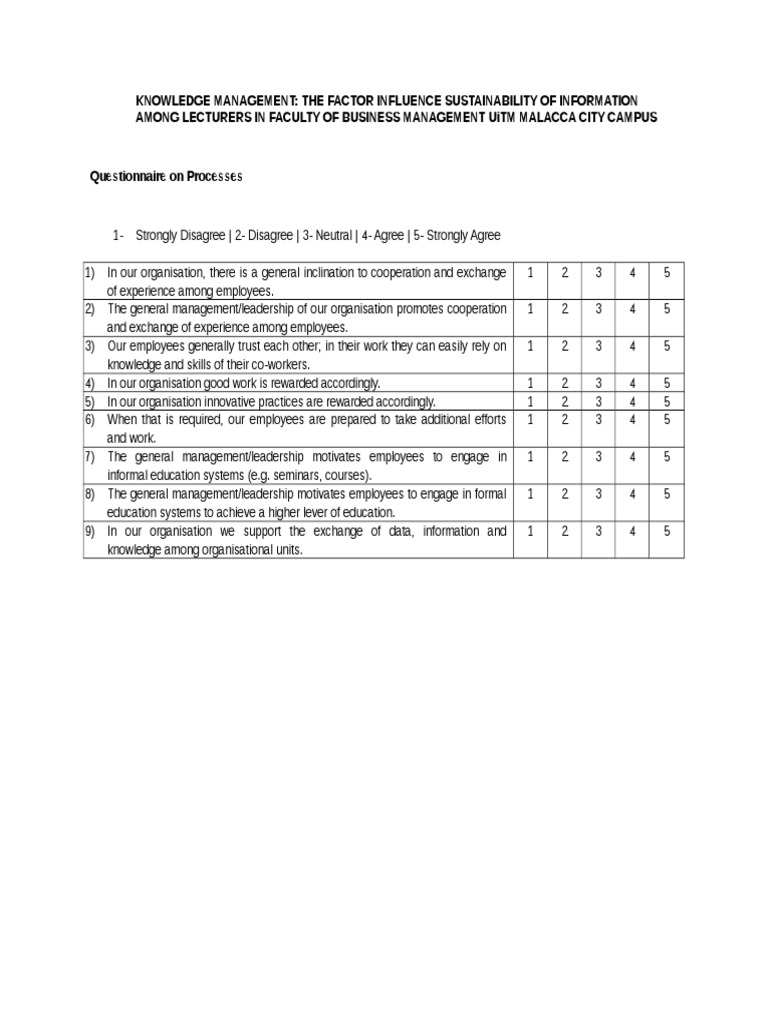 Process in Knowledge Management | PDF