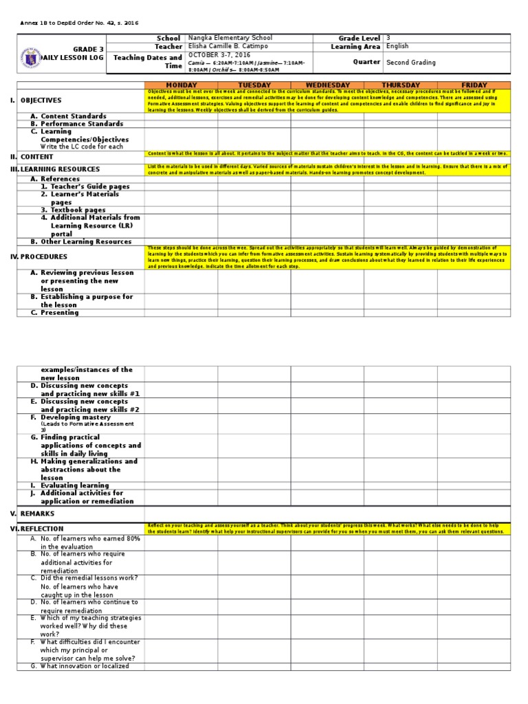 New DLL - Grade 1-12 English | Educational Psychology | Learning