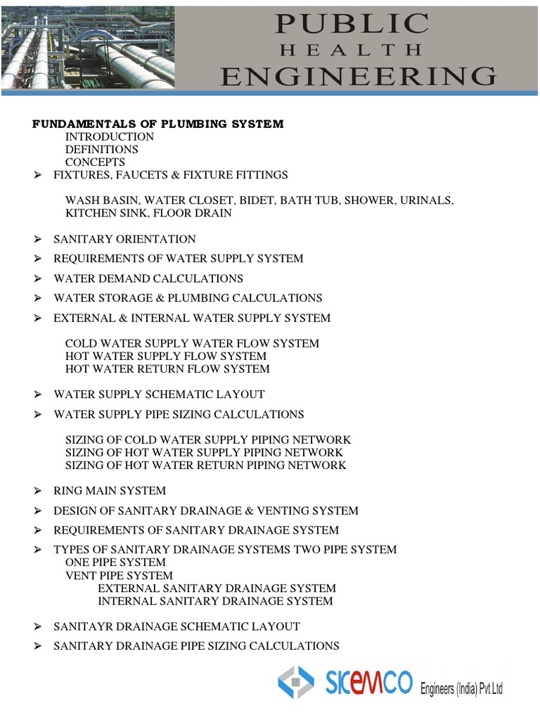 Plumbing System Essentials | PDF