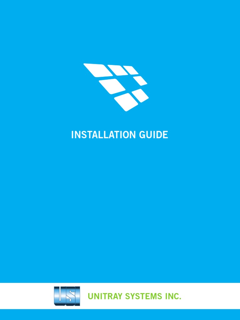 INSTALLATION GUIDE For CABLE TRAY SYSTEMS - by Unitray Systems Inc PDF ...